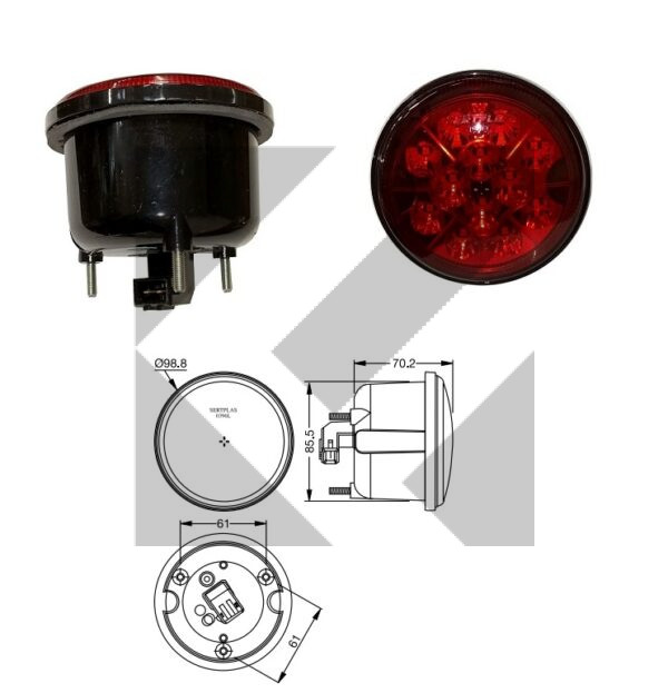 R/L LED REAR FOG LAMP - F.R.A. R/L LED REAR FOG LAMP - F.R.A.